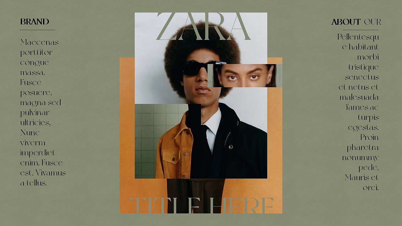ZARA主题PPT模板 _三九伊-站酷ZCOOL