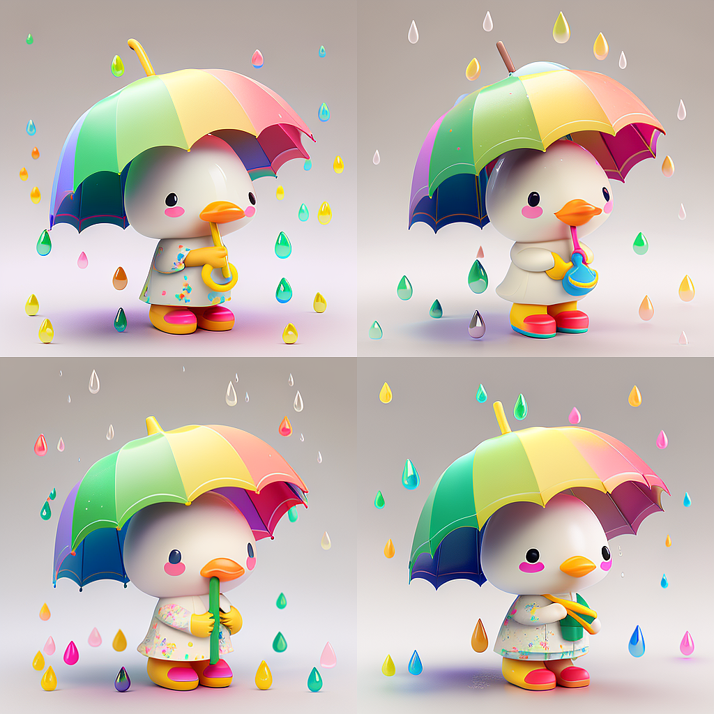 AI绘画（midjourney）生成泡泡玛特风格_幽玉翠竹-站酷ZCOOL