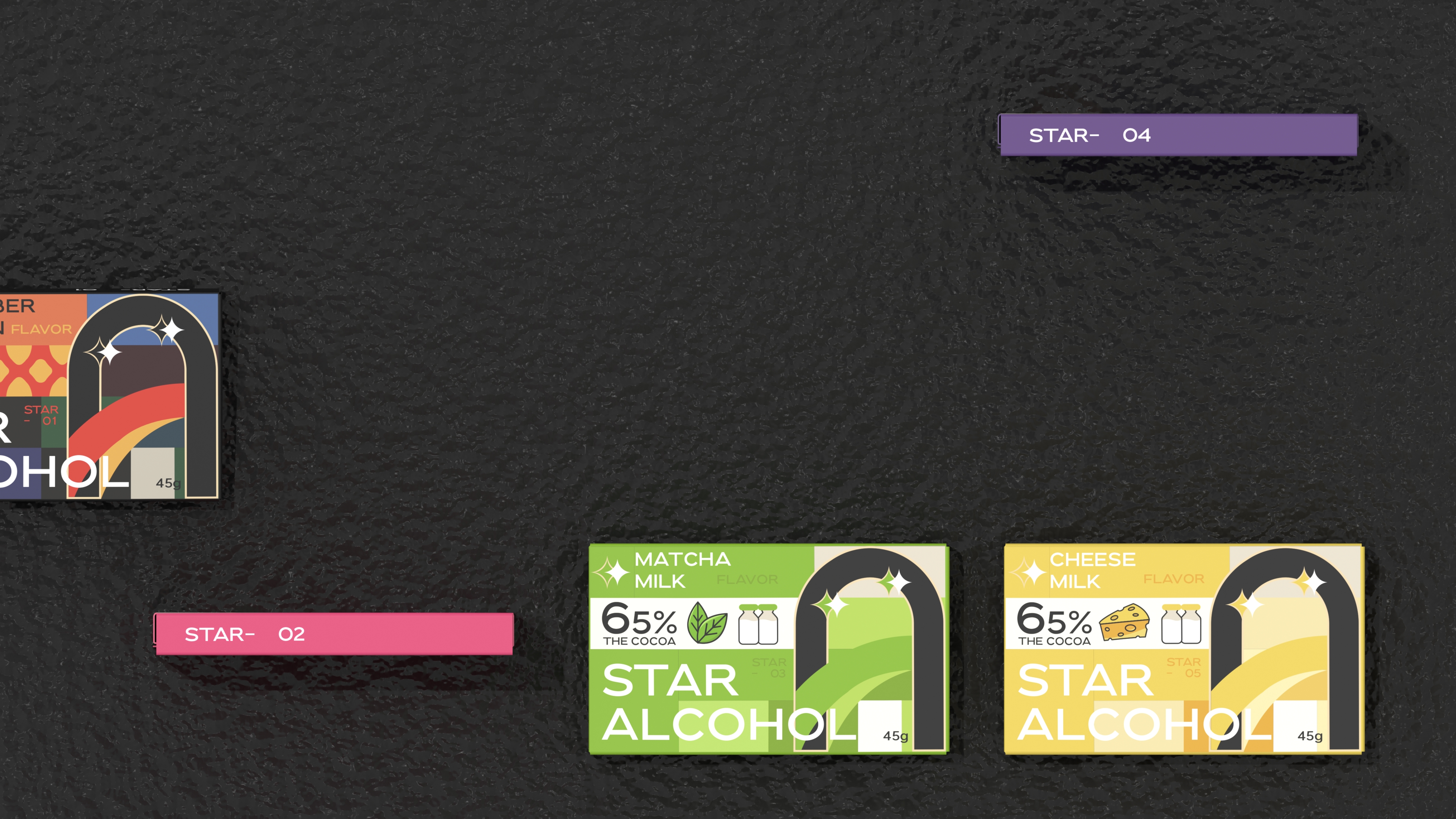 STAR ALCOHOL 星醇 | 巧克力_昊Design-站酷ZCOOL