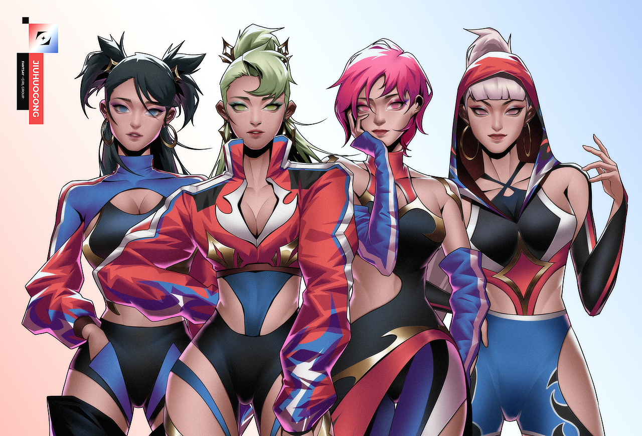 2023九火宫虚拟女团-FANTSAY_柴霖霖-站酷ZCOOL