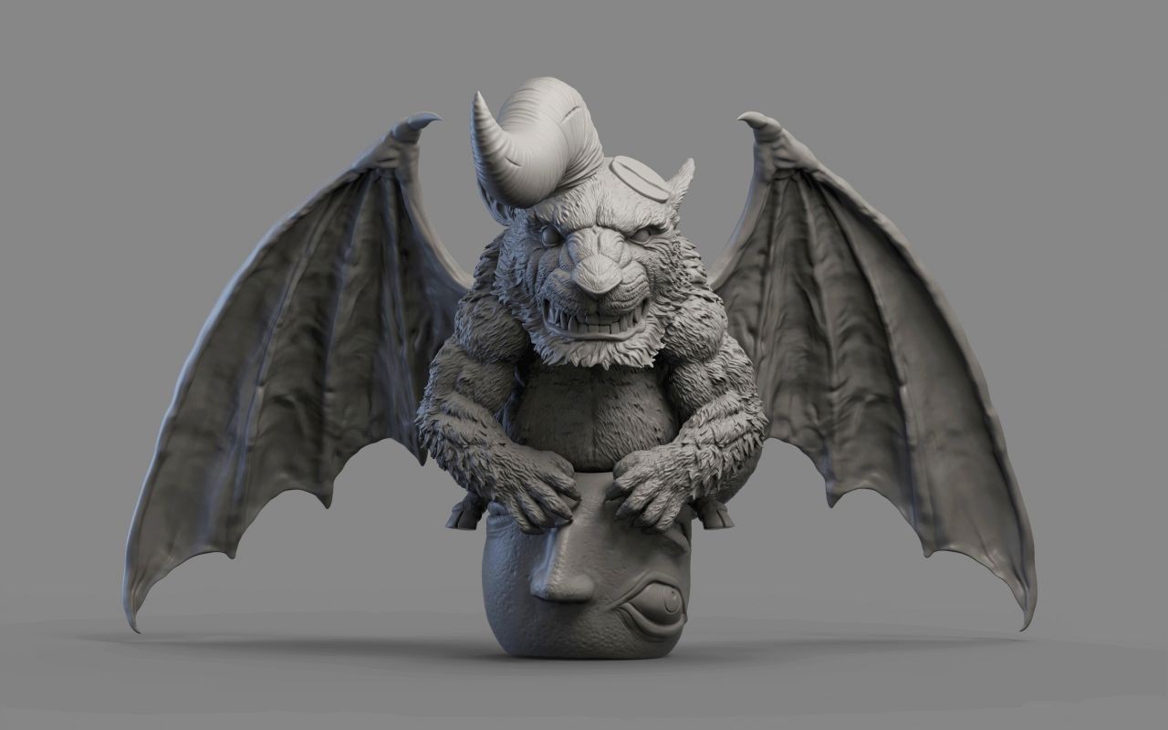 《剑风传奇》不死佐徳 兽化形态_neil建模师-站酷ZCOOL