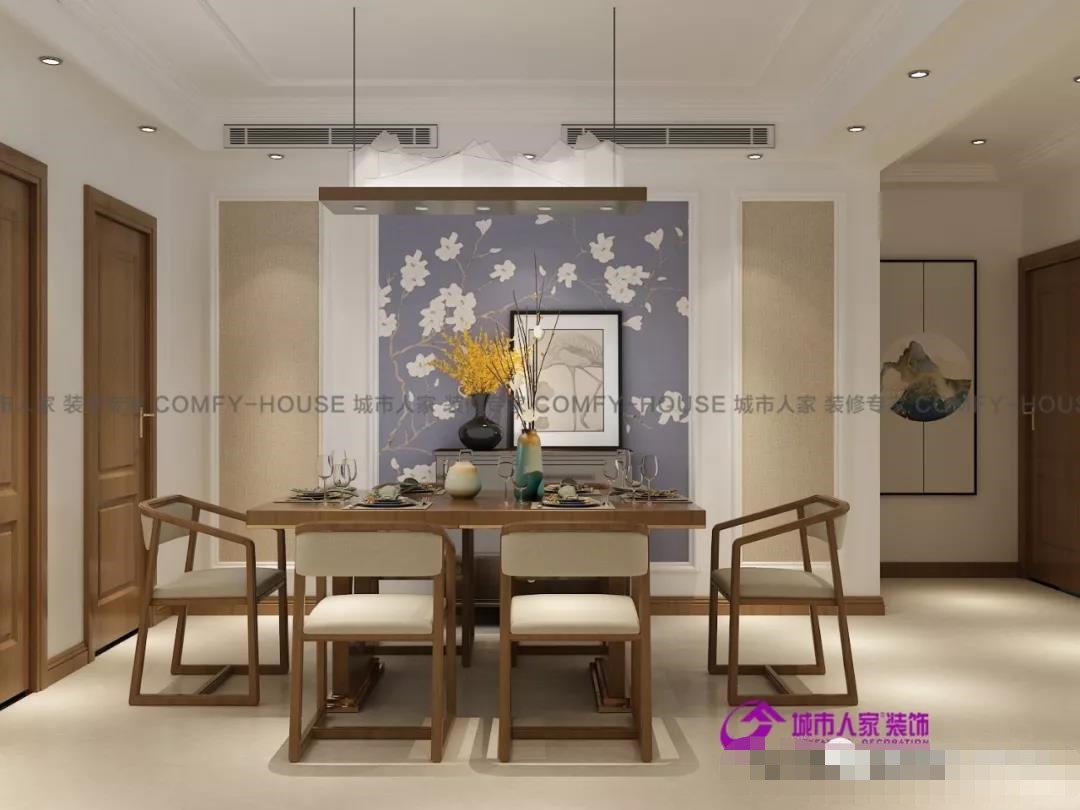 枫丹壹号院 140㎡新中式案例赏析_城市人家1231-站酷ZCOOL