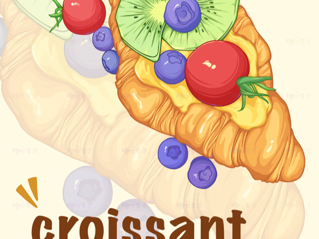 iapd美食插画_糖炒李子li-站酷ZCOOL