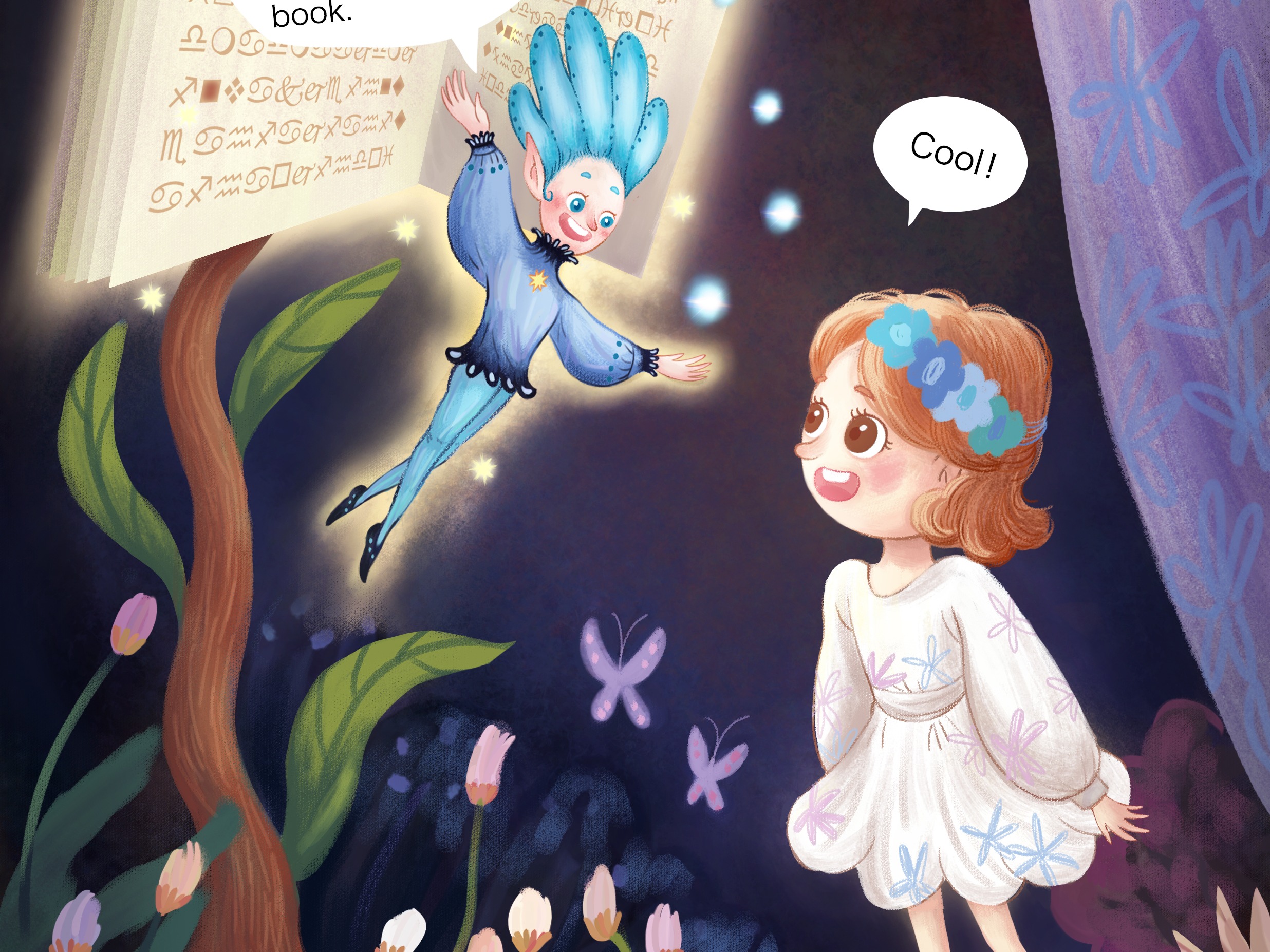 儿插 - 魔法书精灵_NEMO一梦-站酷ZCOOL