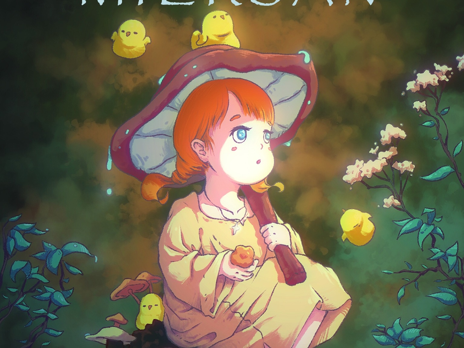 蘑菇女孩_米贰叁-站酷ZCOOL