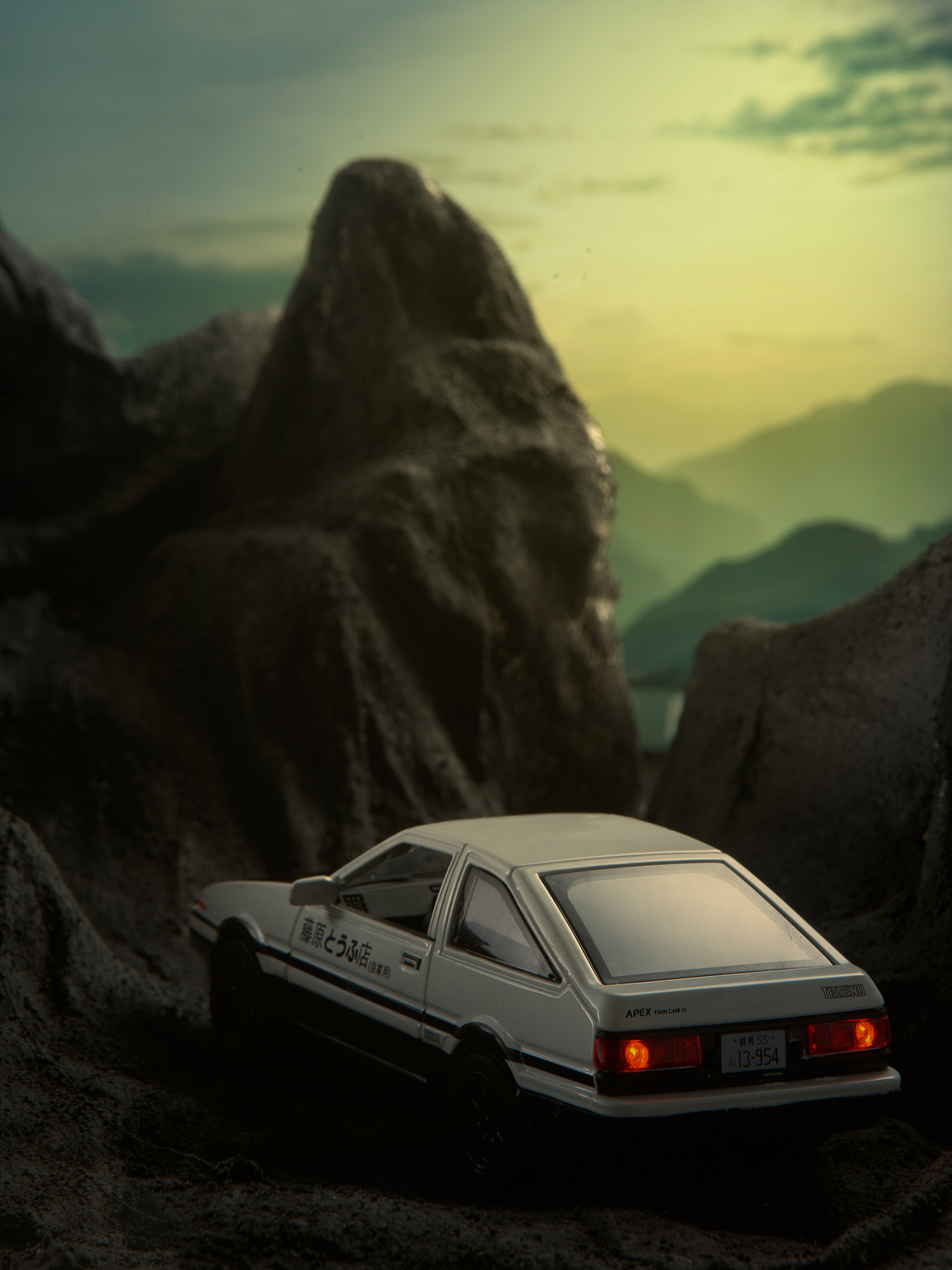 AE86，头文字D车模型拍摄_蒋淮川-站酷ZCOOL