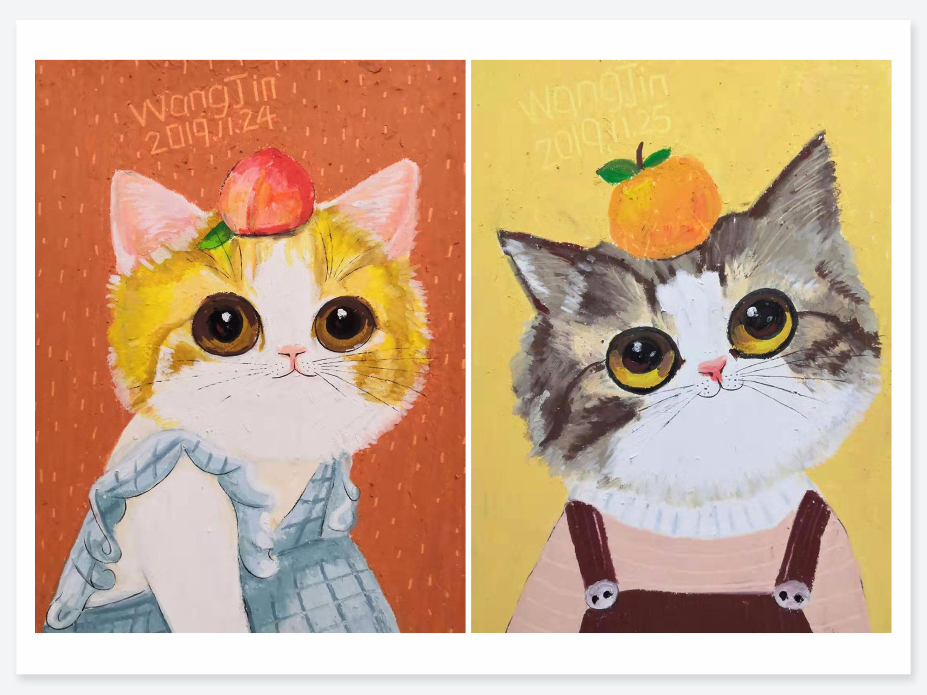 画100只猫计划，第二期打卡_十月wangjin-站酷ZCOOL