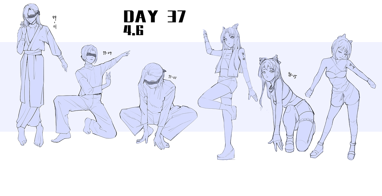 #速写60天挑战赛#day37@速写班长_容琅-站酷ZCOOL