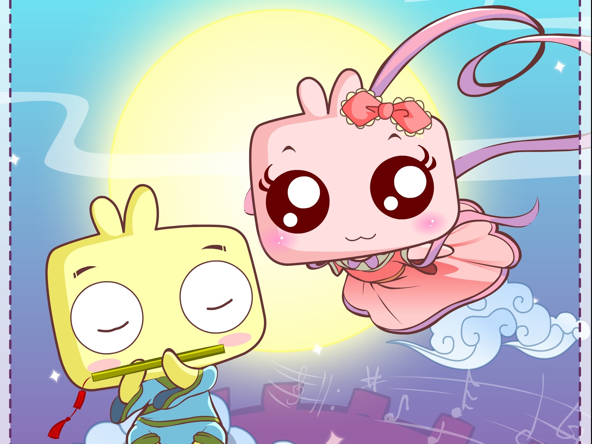 JONJON囧囧七夕贺卡_金豹动画-站酷ZCOOL