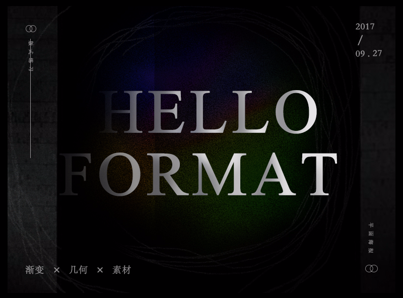 Hello Format_美工李大强-站酷ZCOOL