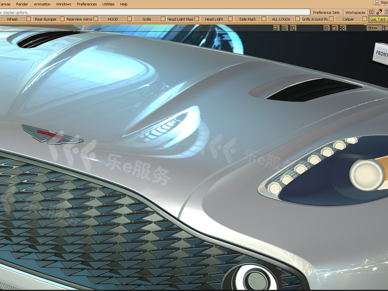 Aston Martin Vanquish Zagato Alias Surfacing 教程_DavidL-站酷ZCOOL