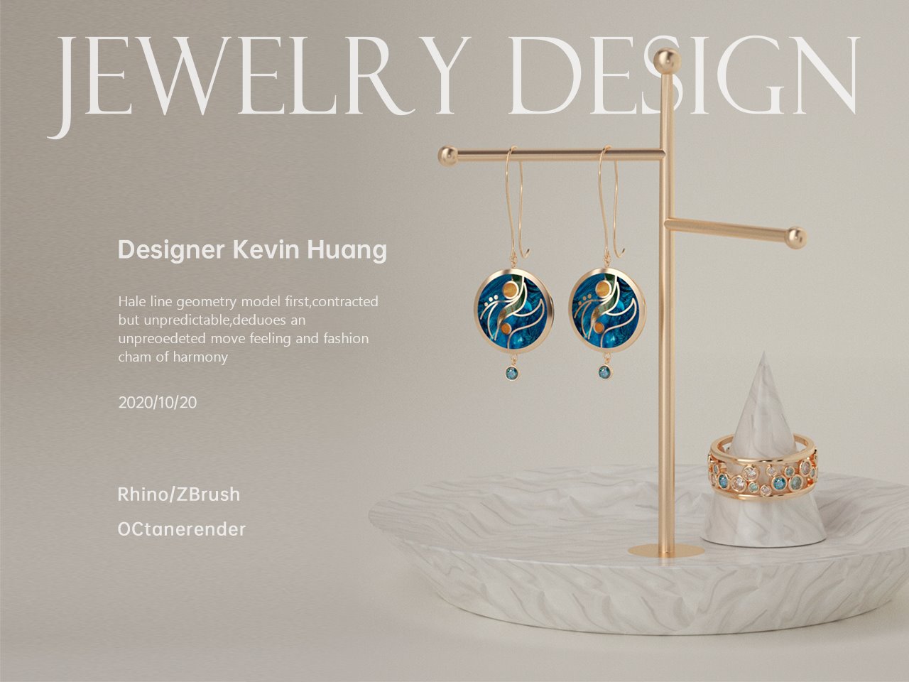珠宝建模＋渲染_ANNA_SHU-站酷ZCOOL