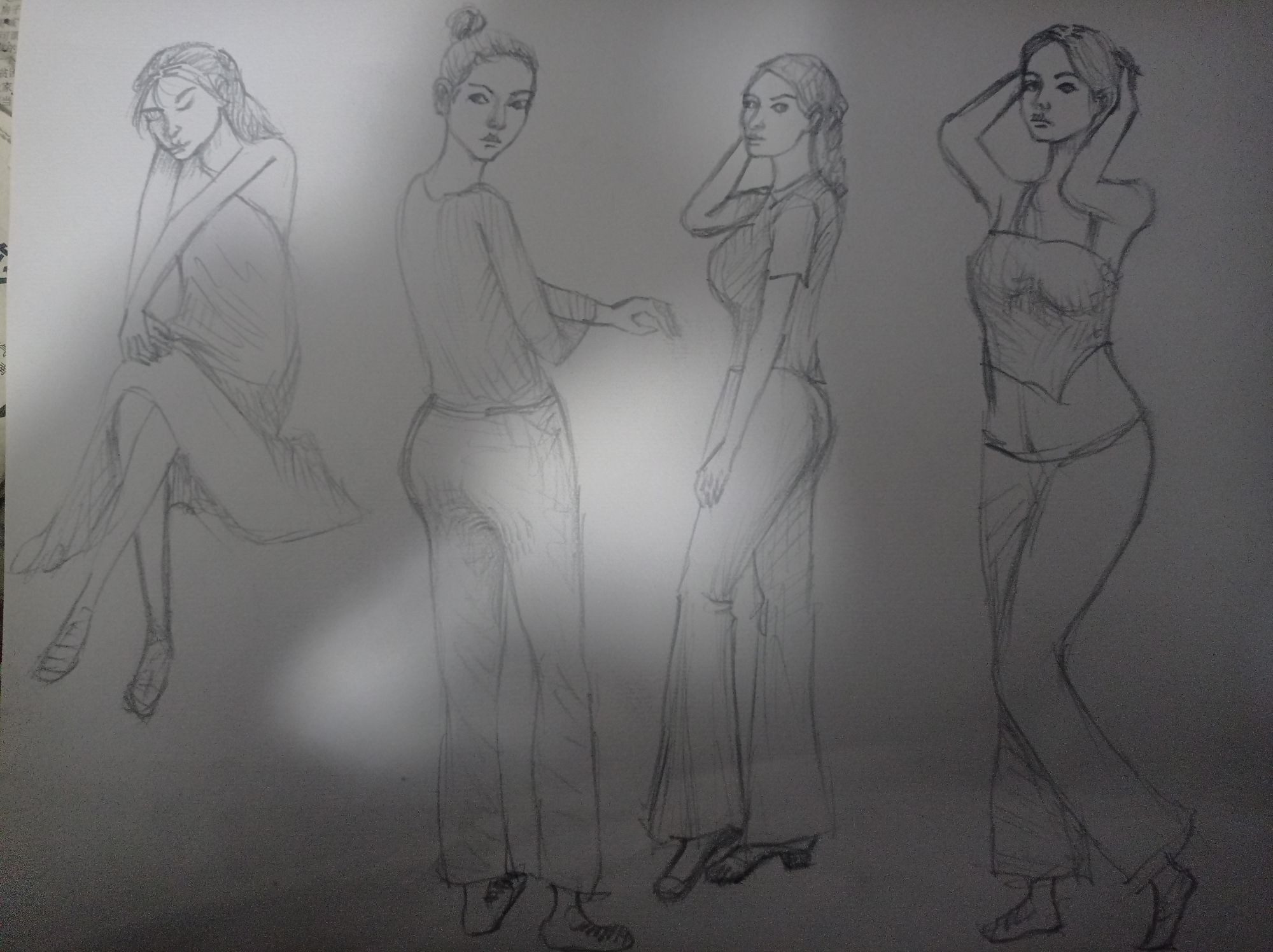 速写练习_mo墨mo-站酷ZCOOL