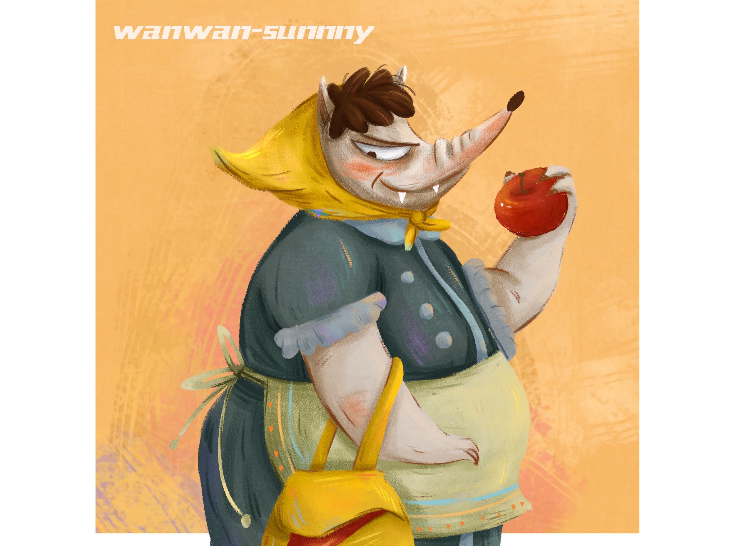 狼外婆_wanwan93-站酷ZCOOL