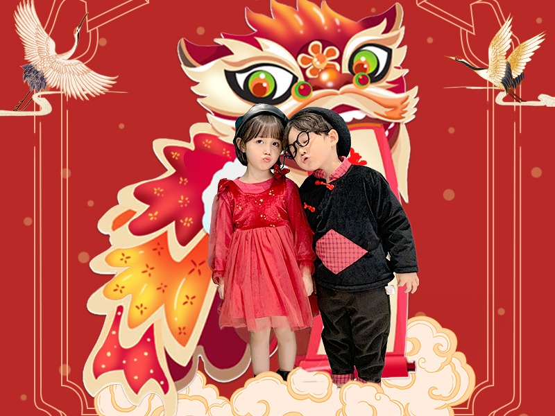 春节模特海报_坐看云起wxh-站酷ZCOOL