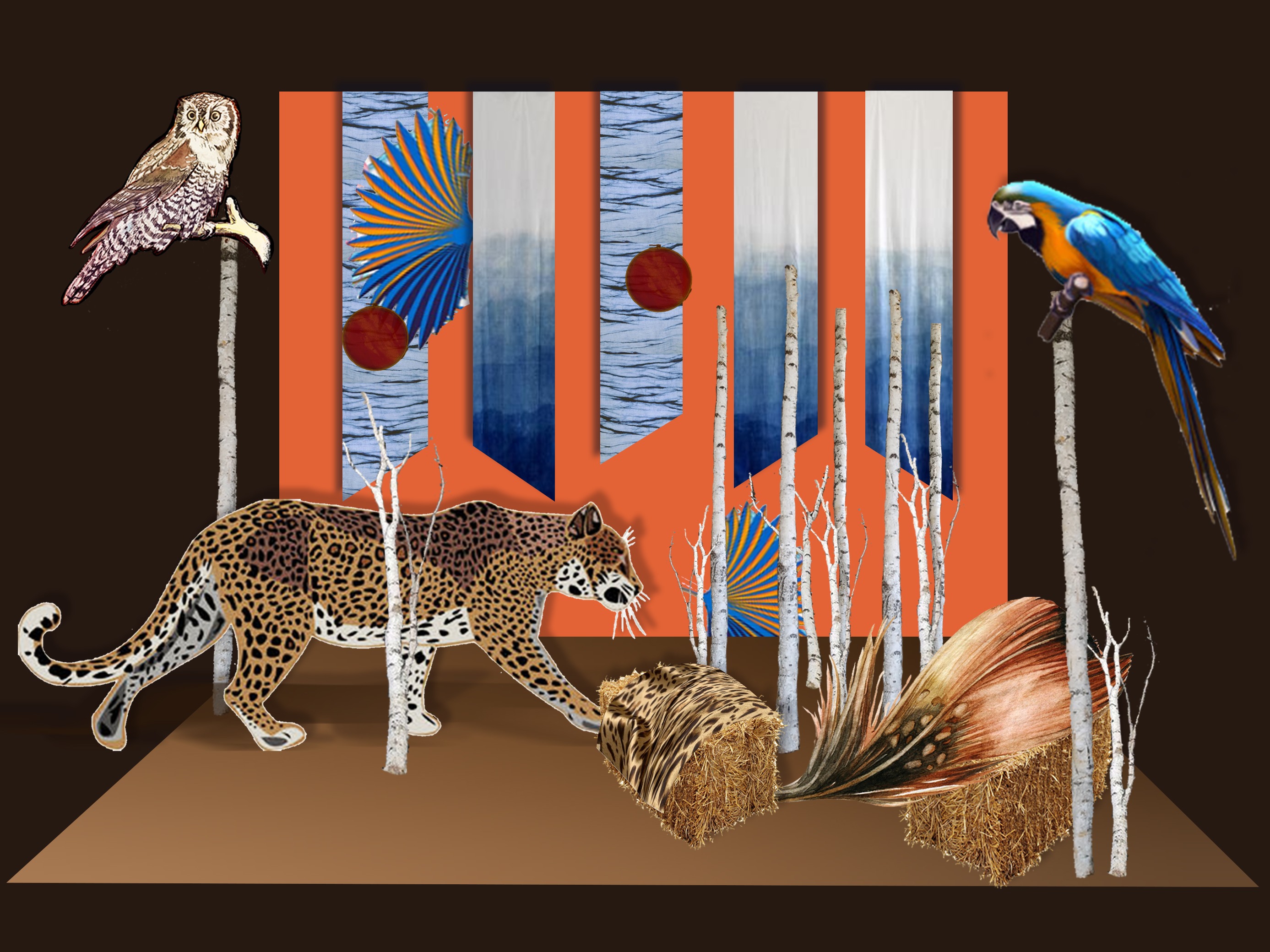 场景布置效果图+现场图_April_Mouse-站酷ZCOOL