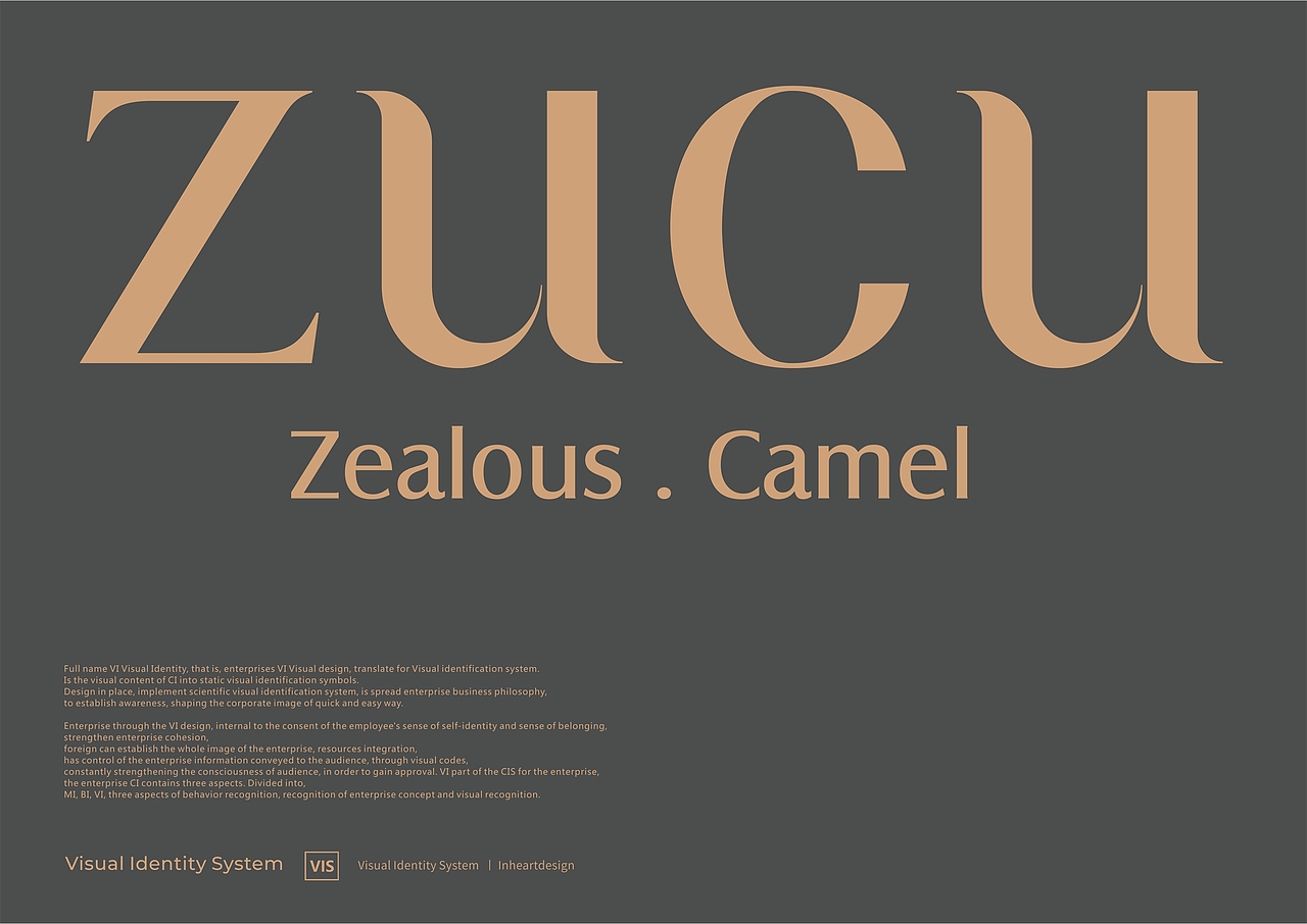 ZUCU庄纯女装品牌VIS识别系统设计-因心设计|平面|品牌|INHEART上海因心_原创作品-站酷ZCOOL