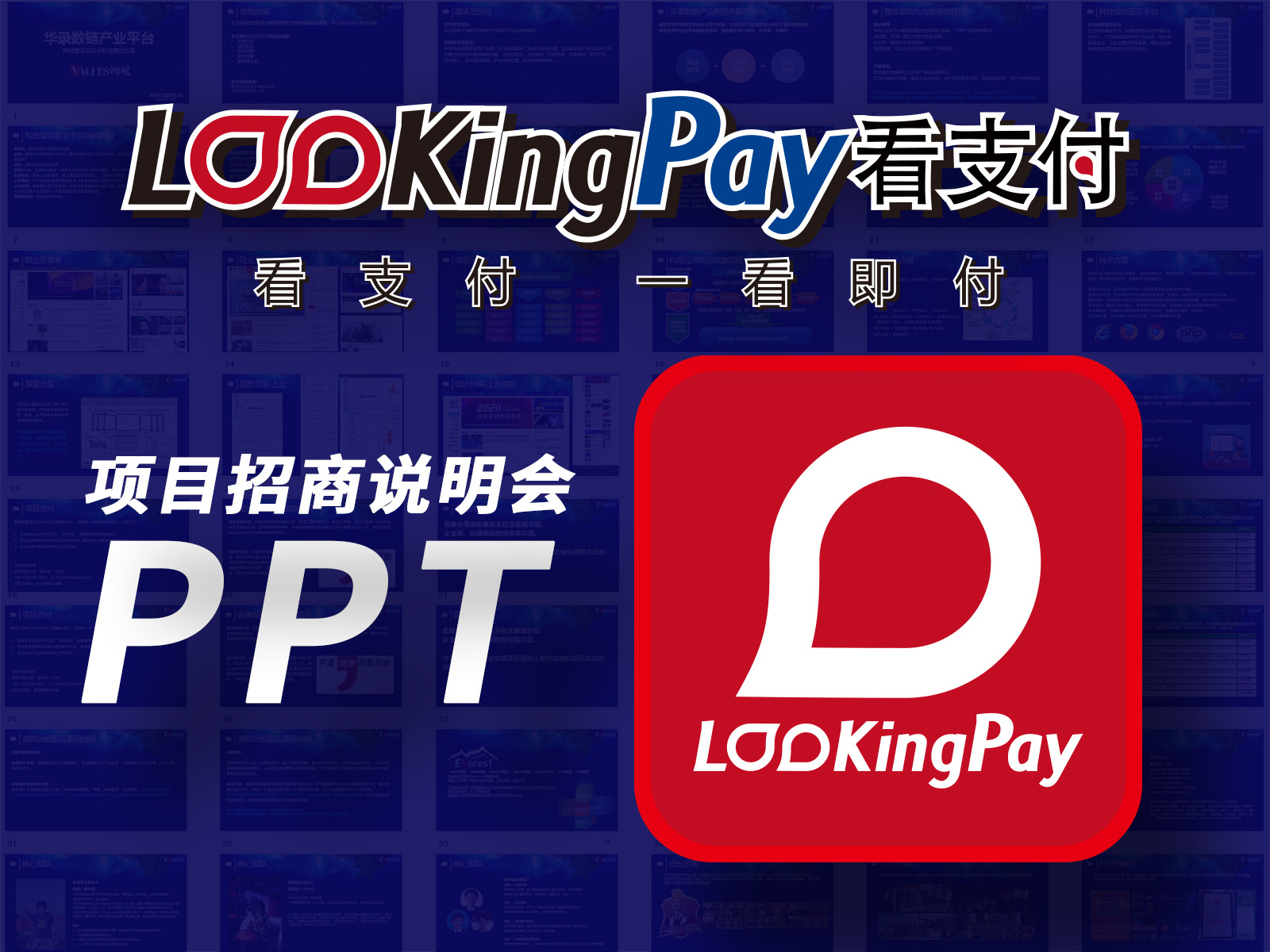 lookingpay看支付项目招商说明会PPT_Values钧观小艺-站酷ZCOOL