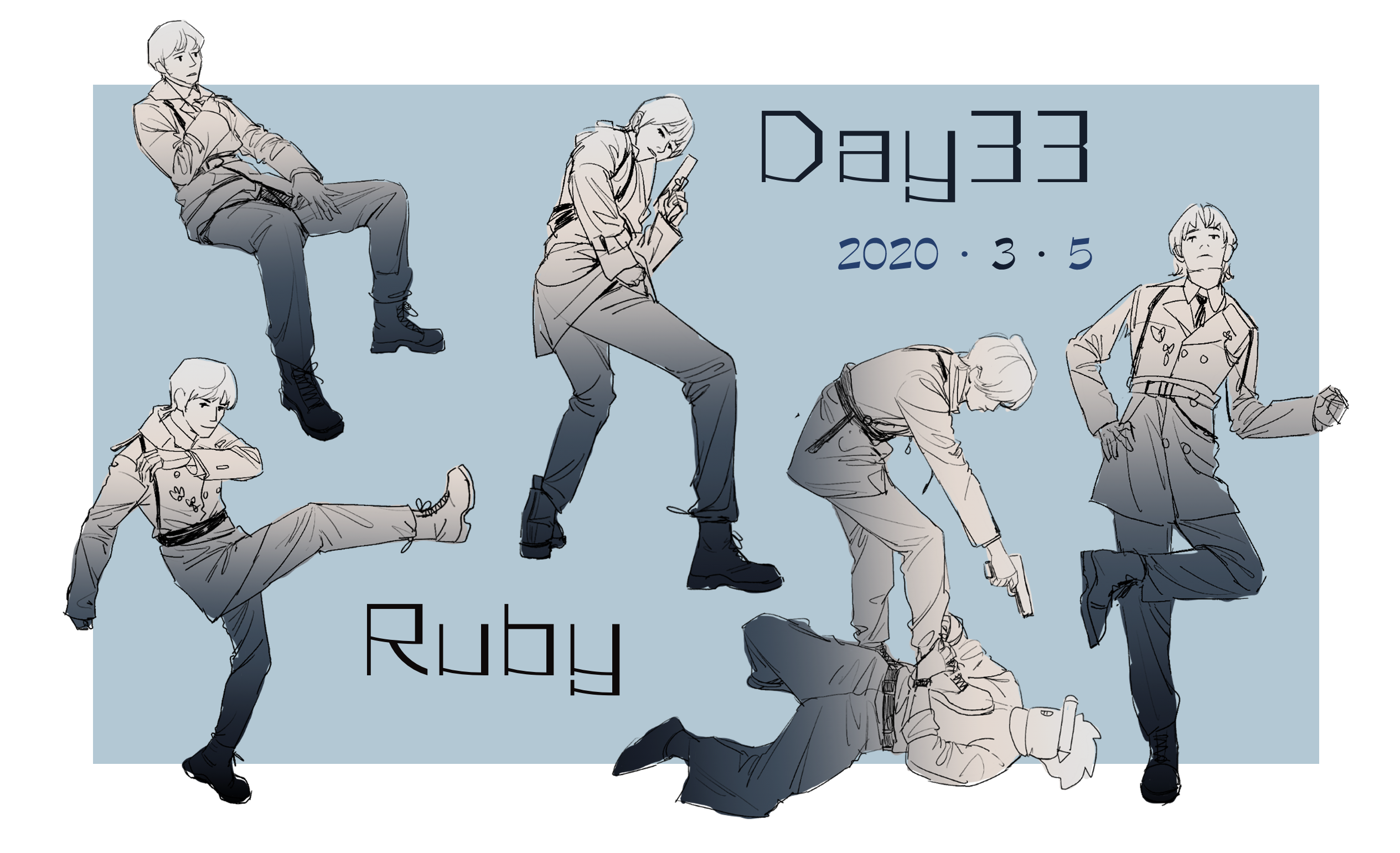 #速写60天挑战赛# Day33_冰糖露比LRuby-站酷ZCOOL