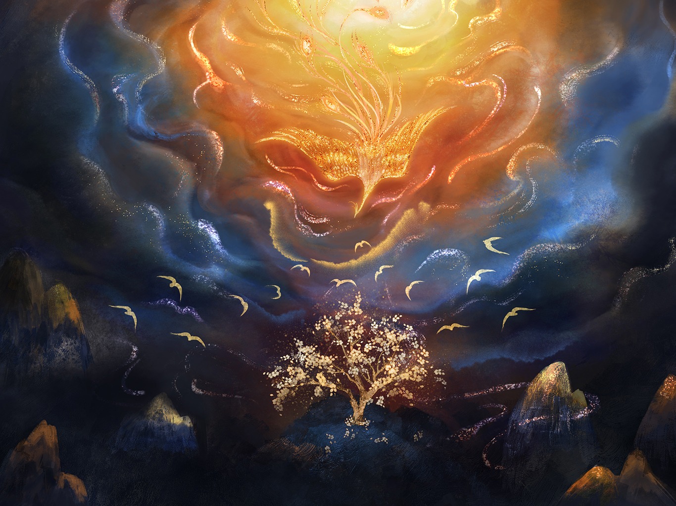 凤兮_画画的寂阳JIYANG-站酷ZCOOL