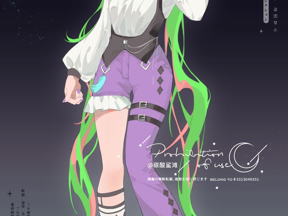 摸摸oc_碳酸鲨滩大妖怪-站酷ZCOOL