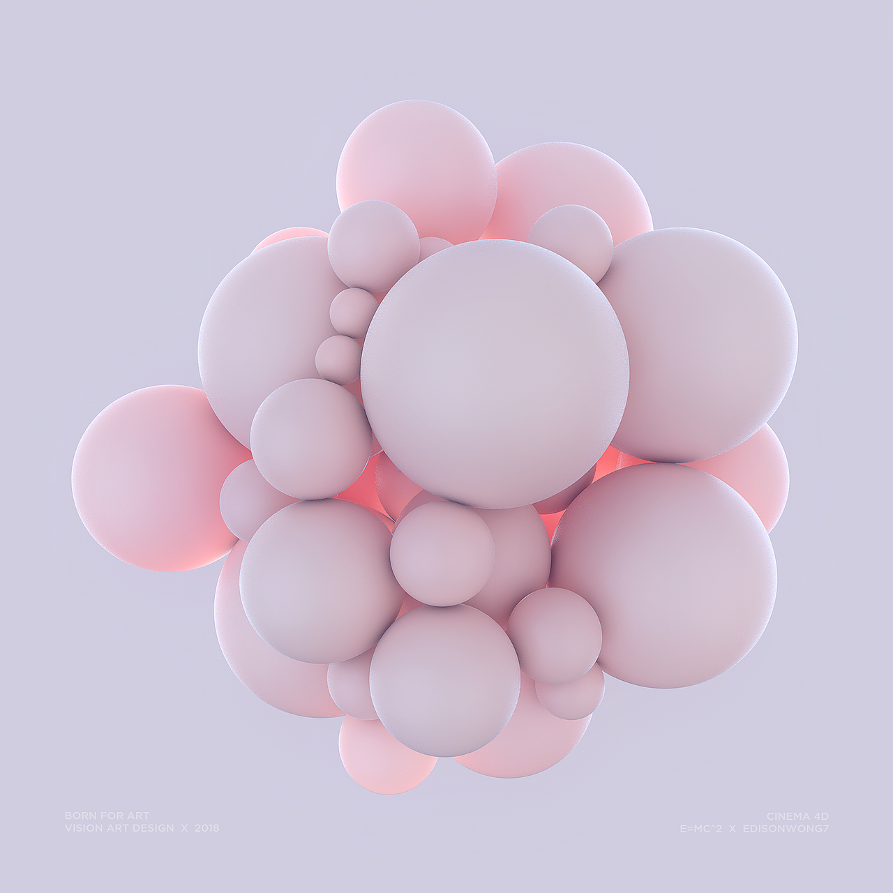 E=MC^2 | C4D.Material_Edisonwong7-站酷ZCOOL