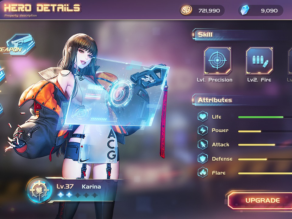 GUI/界面练习/赛博朋克_五仁月饼炒饭-站酷ZCOOL