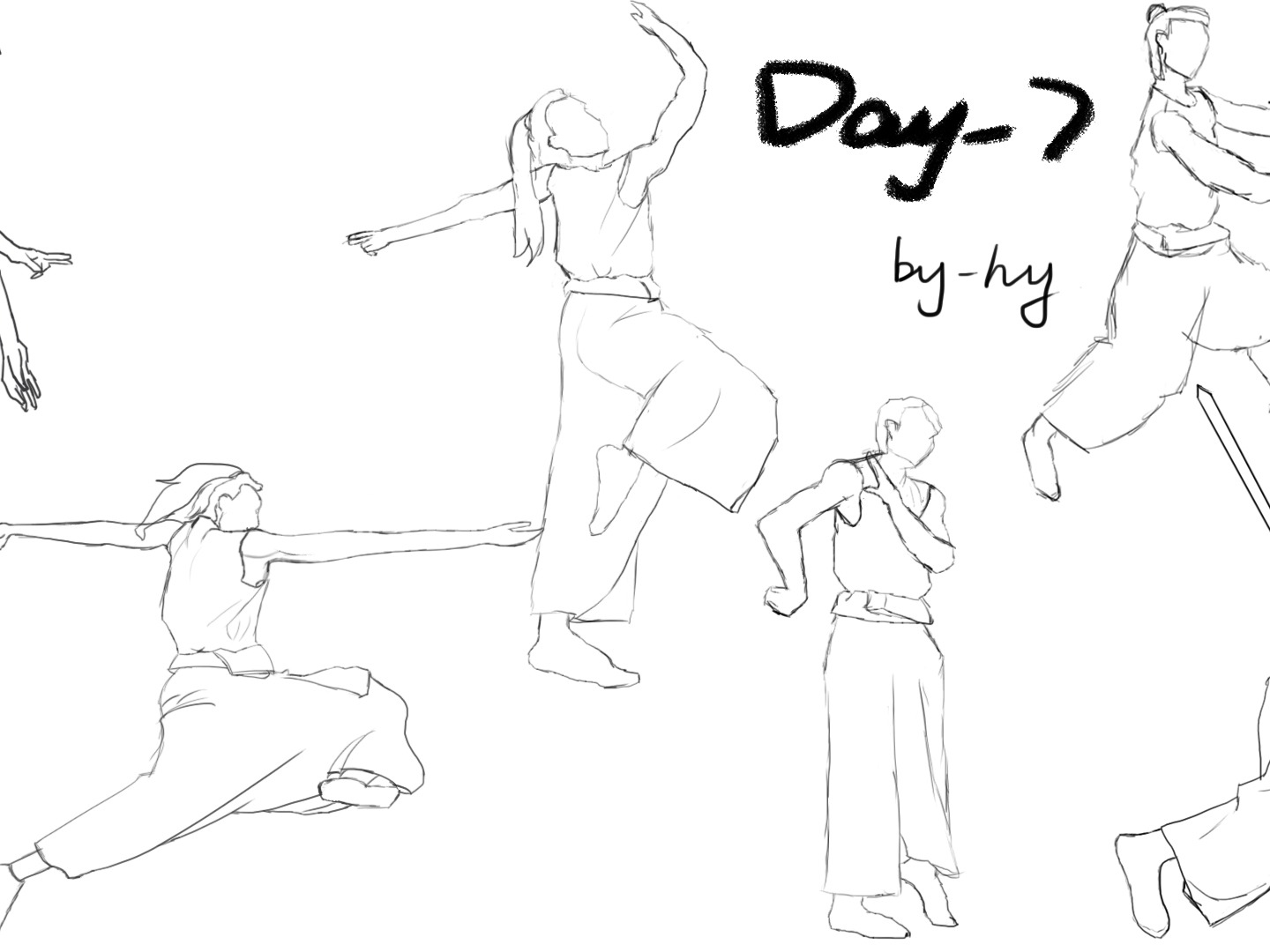 #速写60天挑战赛#Day7@速写班长_咸鱼干设计-站酷ZCOOL