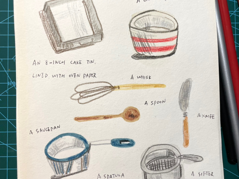 手绘食谱Vol.45厨房工具_元气乔伊-站酷ZCOOL