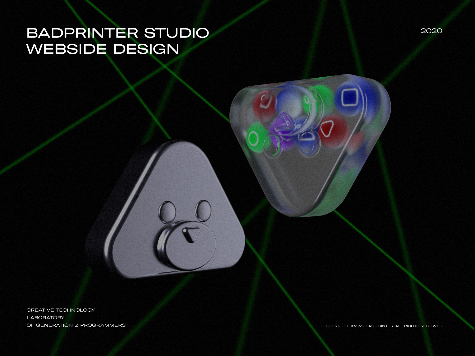 坏打印机 Studio 官网｜BadPrinter Studio Website_坏打印机-站酷ZCOOL