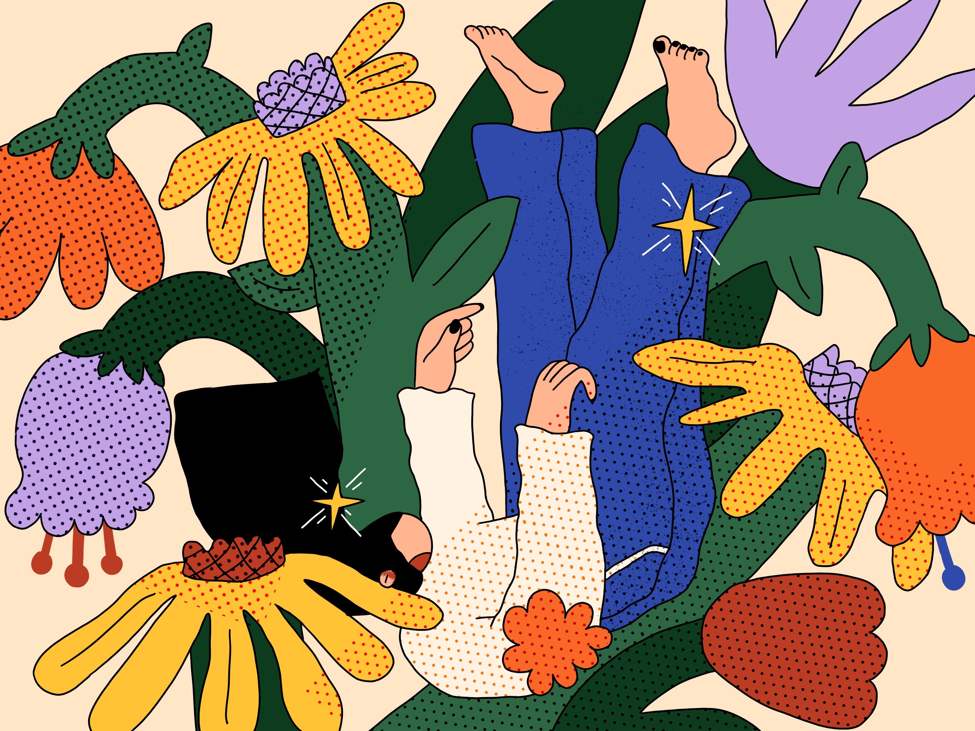 小豆人插画_SUNDOU-站酷ZCOOL