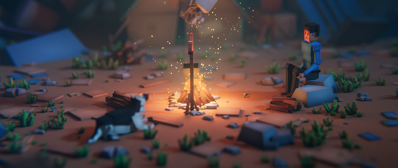 【立方体世界 Cube World】Blender开源练习_县长爱好者-站酷ZCOOL