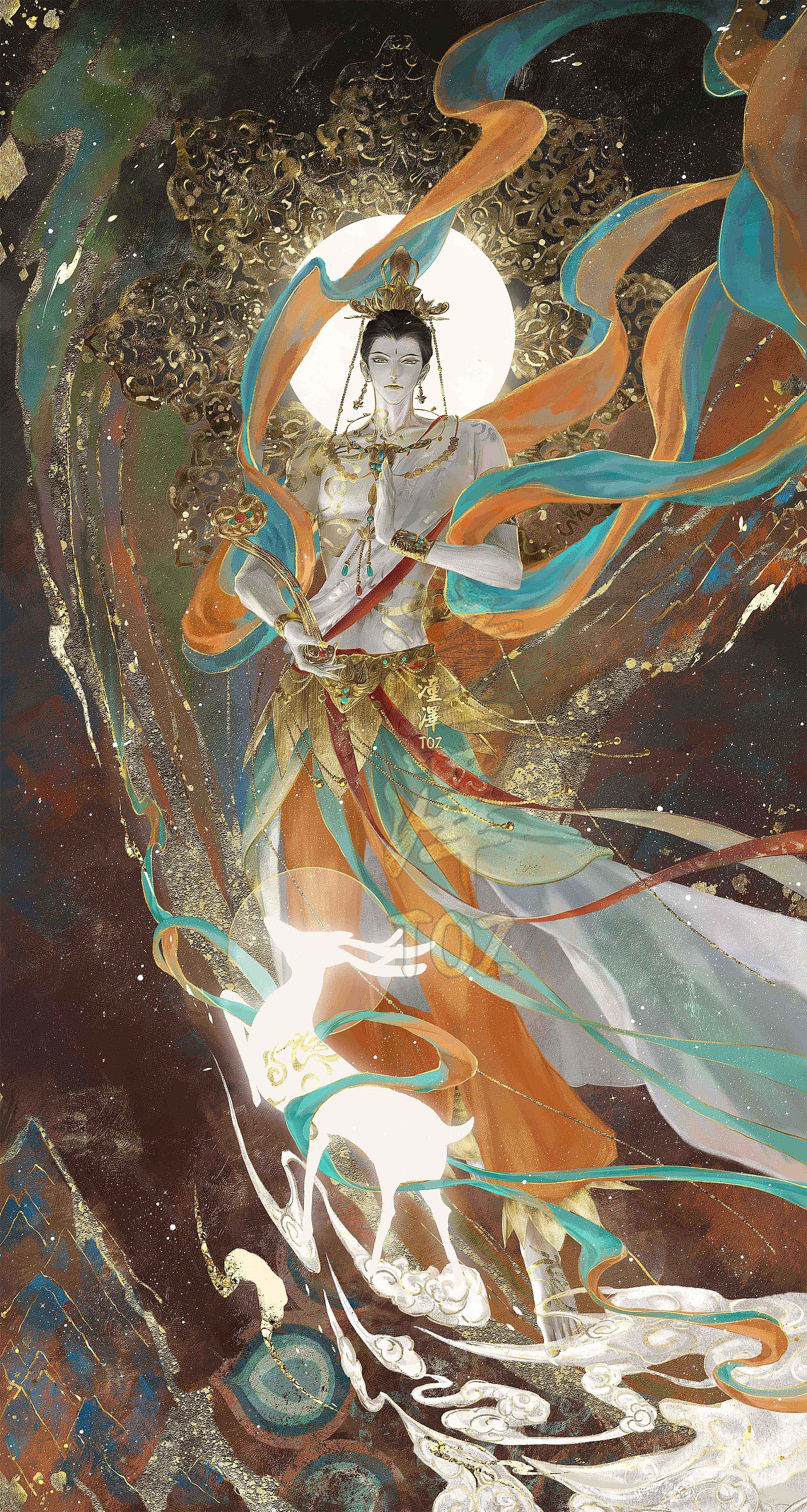 敦煌飞天系列 |第3集·无念_潼泽TOZ-站酷ZCOOL