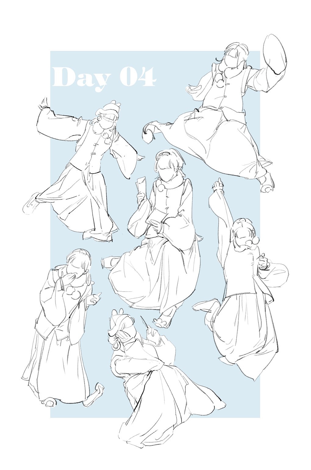 #速写60天挑战赛# Day4@速写班长 _夕永YUUNAGA-站酷ZCOOL