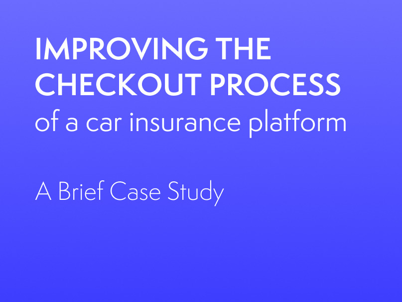 Improving the checkout process of insurance ecomm_TarunKumaar-站酷ZCOOL