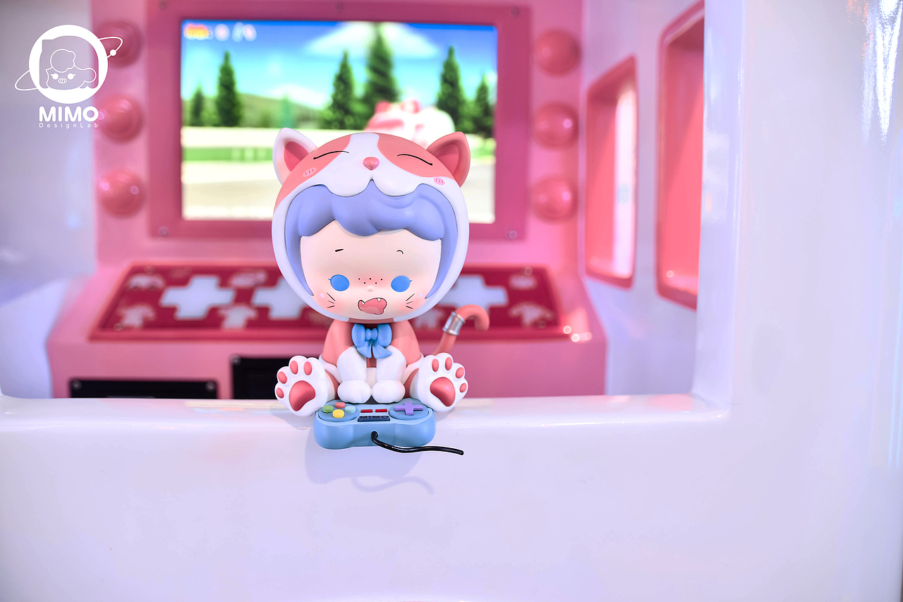 MIMO奶猫游戏-桃桃|手工艺|手办/模玩|MIMODesignLab_原创作品-站酷ZCOOL