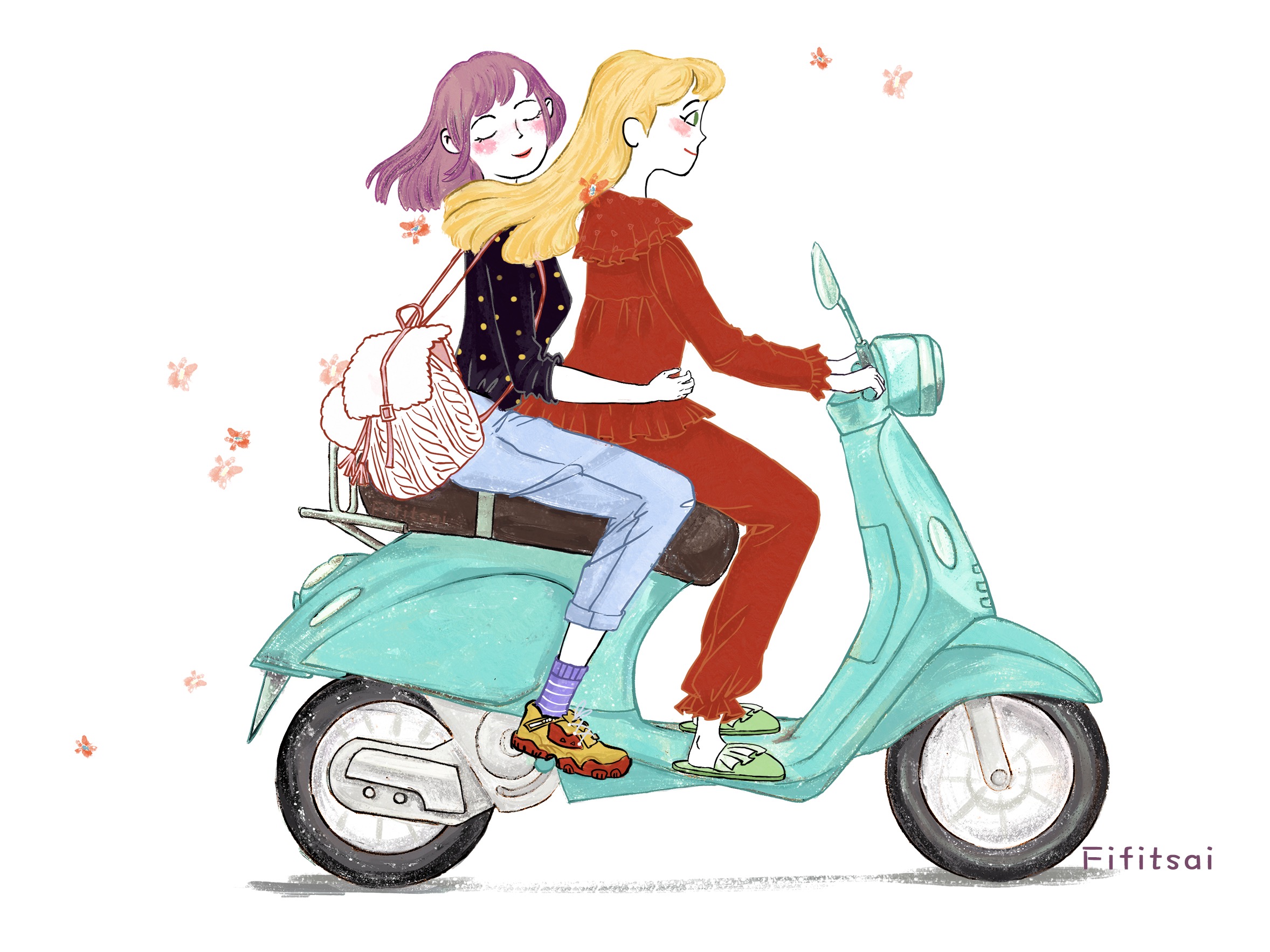 我和表妹第二版_Fifi文艺Buff-站酷ZCOOL