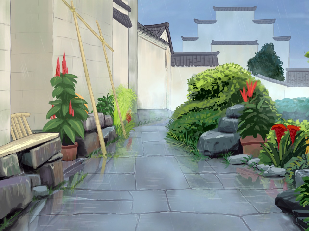 雨巷 _柠月-站酷ZCOOL