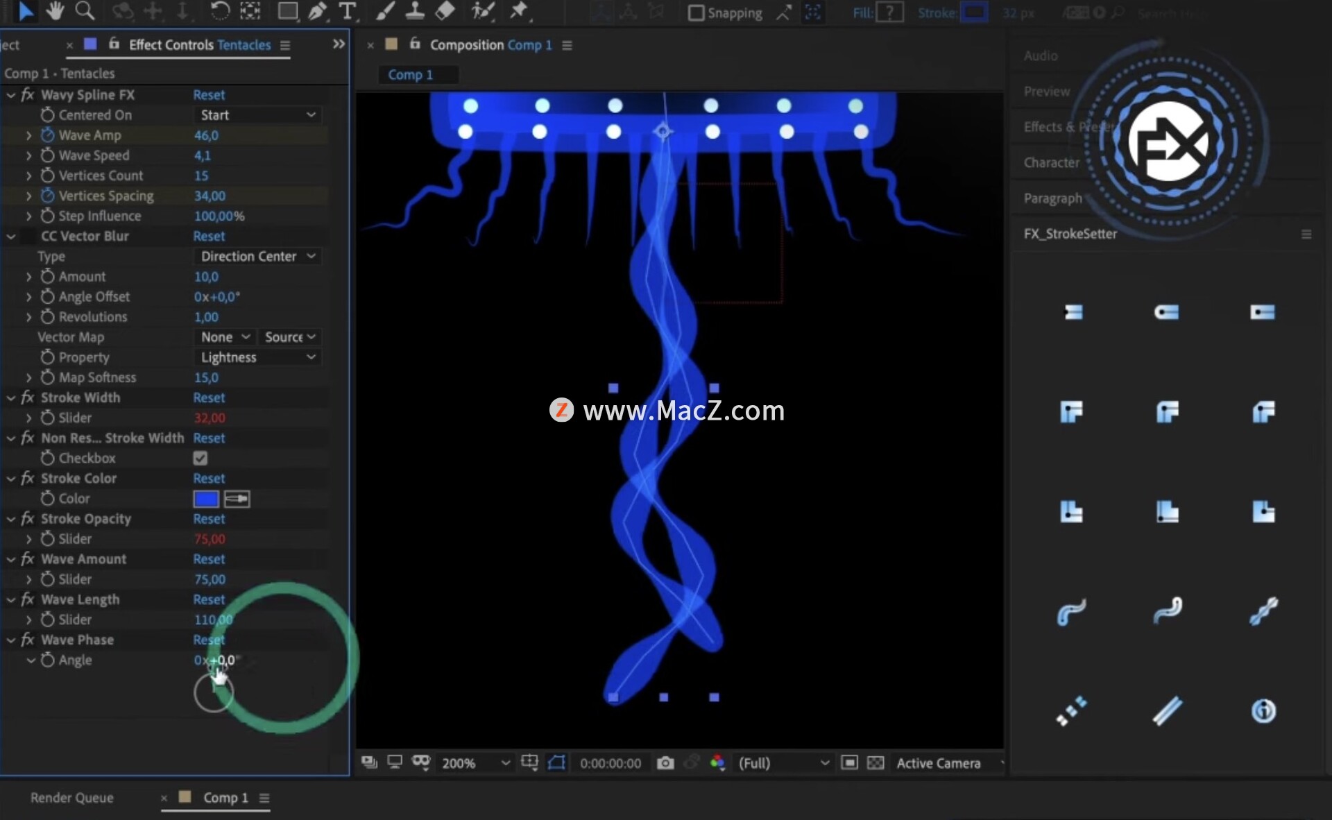 AE脚本-形状图层描边属性控制工具 FX StrokeSetter_醉舞千年杯莫停-站酷ZCOOL