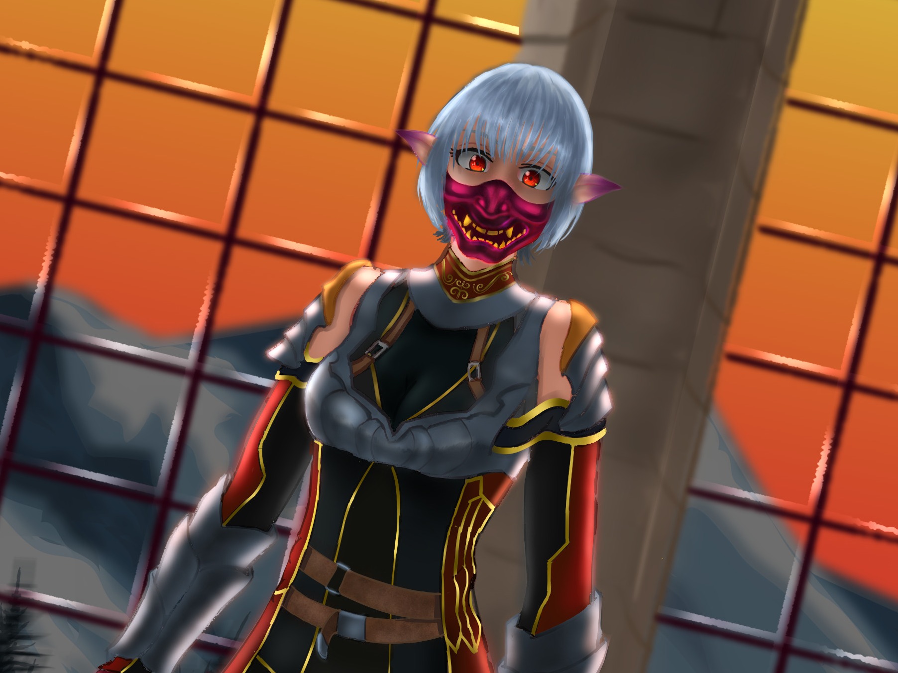 《绯红骑士》Lena__UXI_-站酷ZCOOL