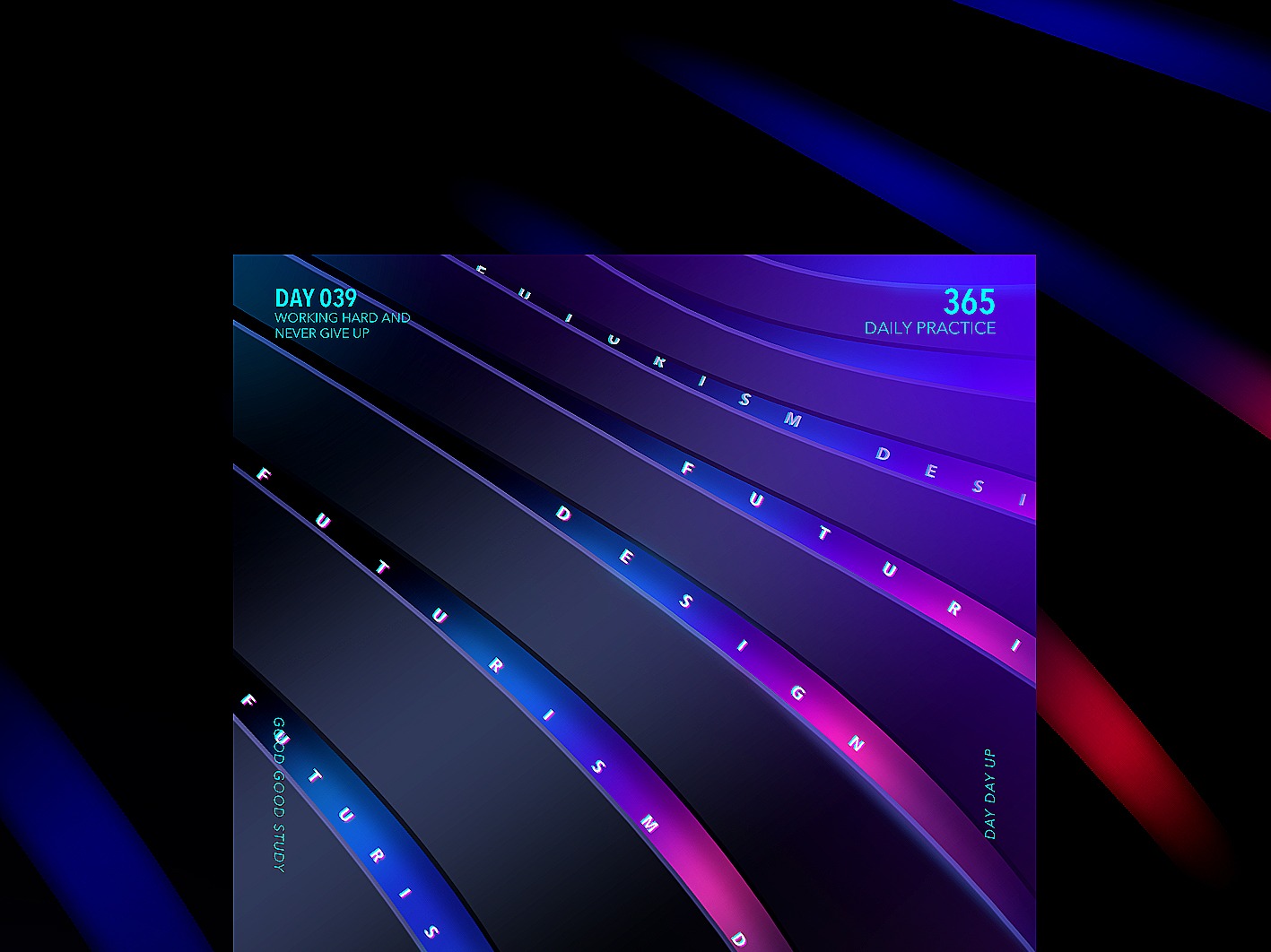 【每日设计】未来主义海报设计_BENNN-站酷ZCOOL