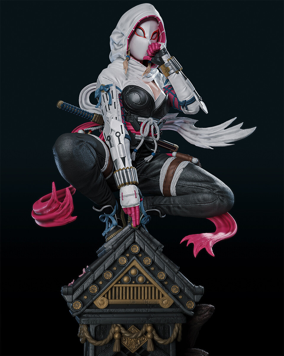 Spider girl Ninja_SRimigination-站酷ZCOOL