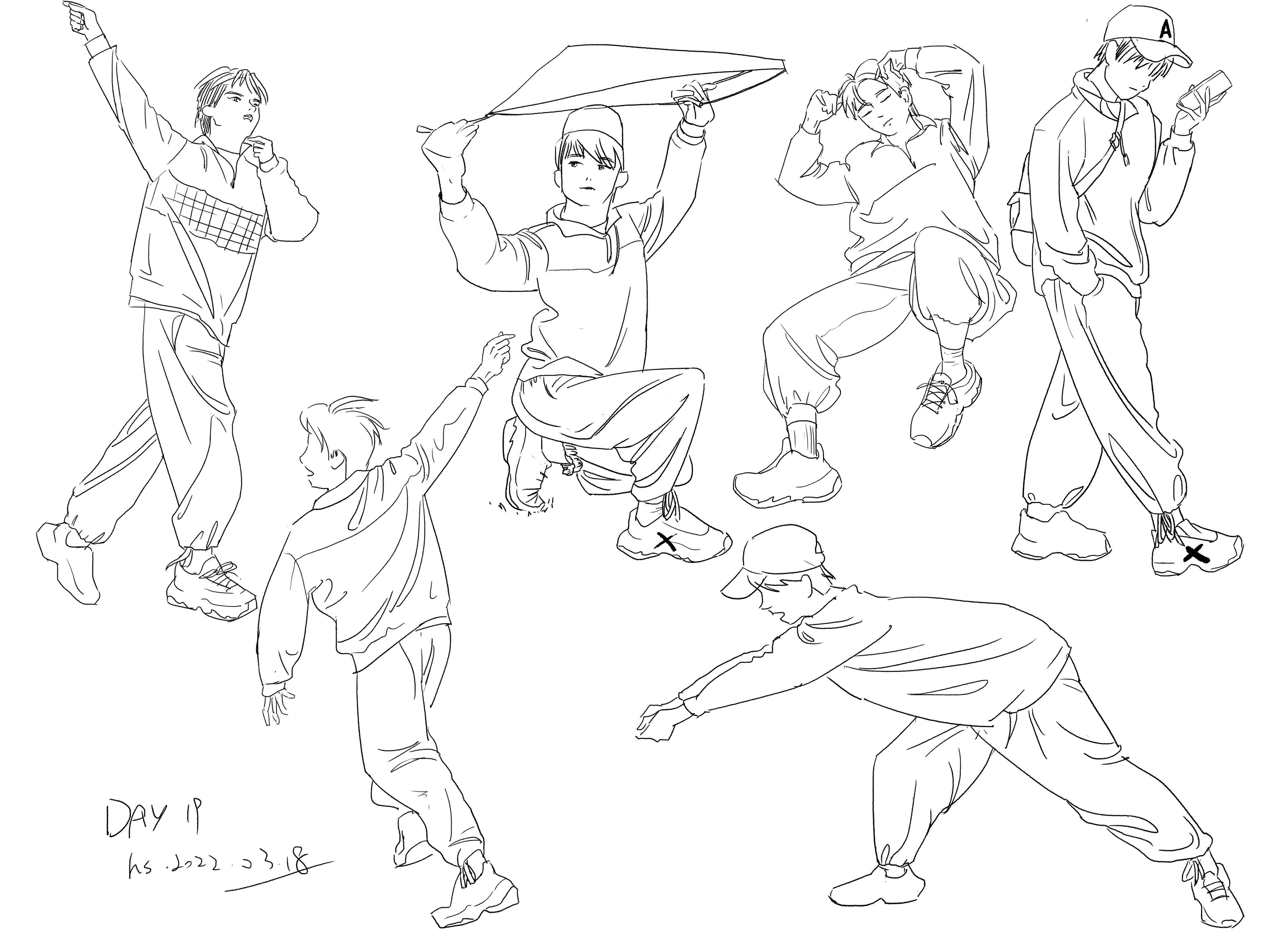 #速写60天挑战赛# Day 19 @速写班长 _寒沬沬-站酷ZCOOL