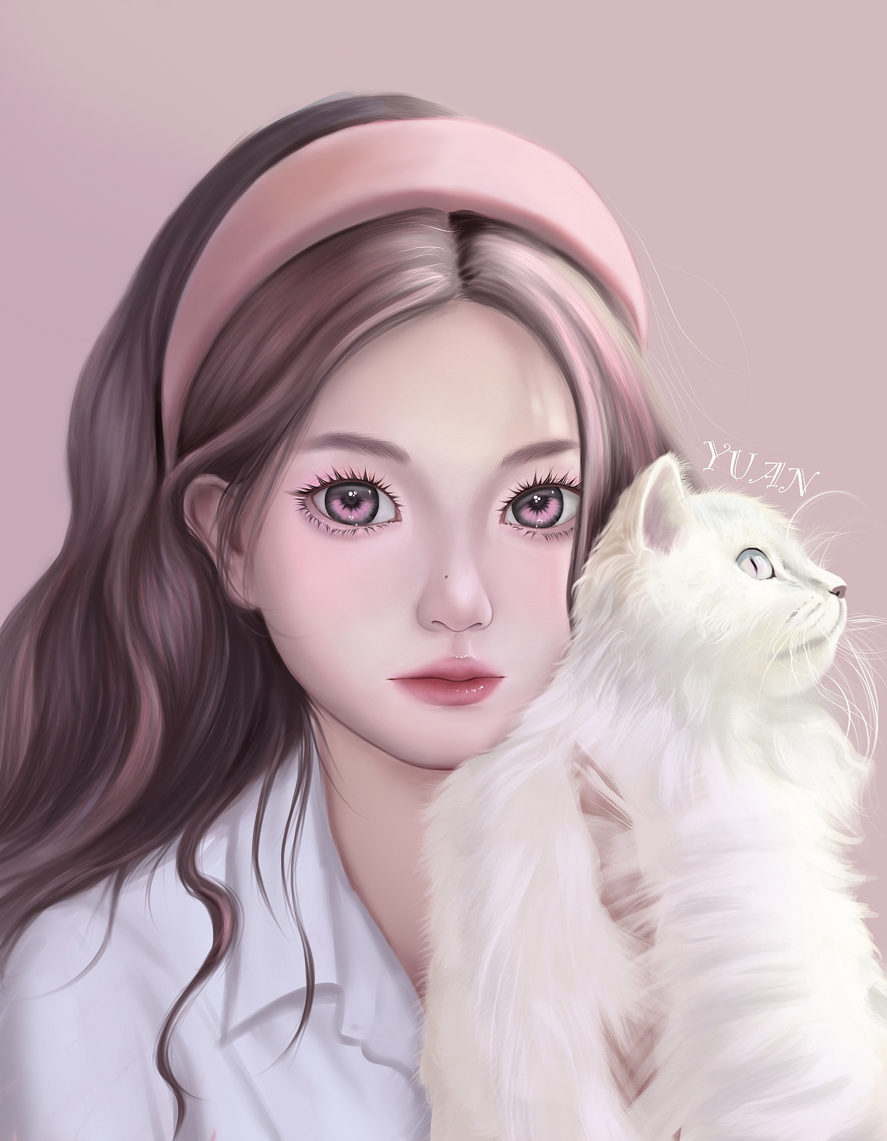 人物头像伪厚涂/厚涂_汤圆不圆YUAN-站酷ZCOOL