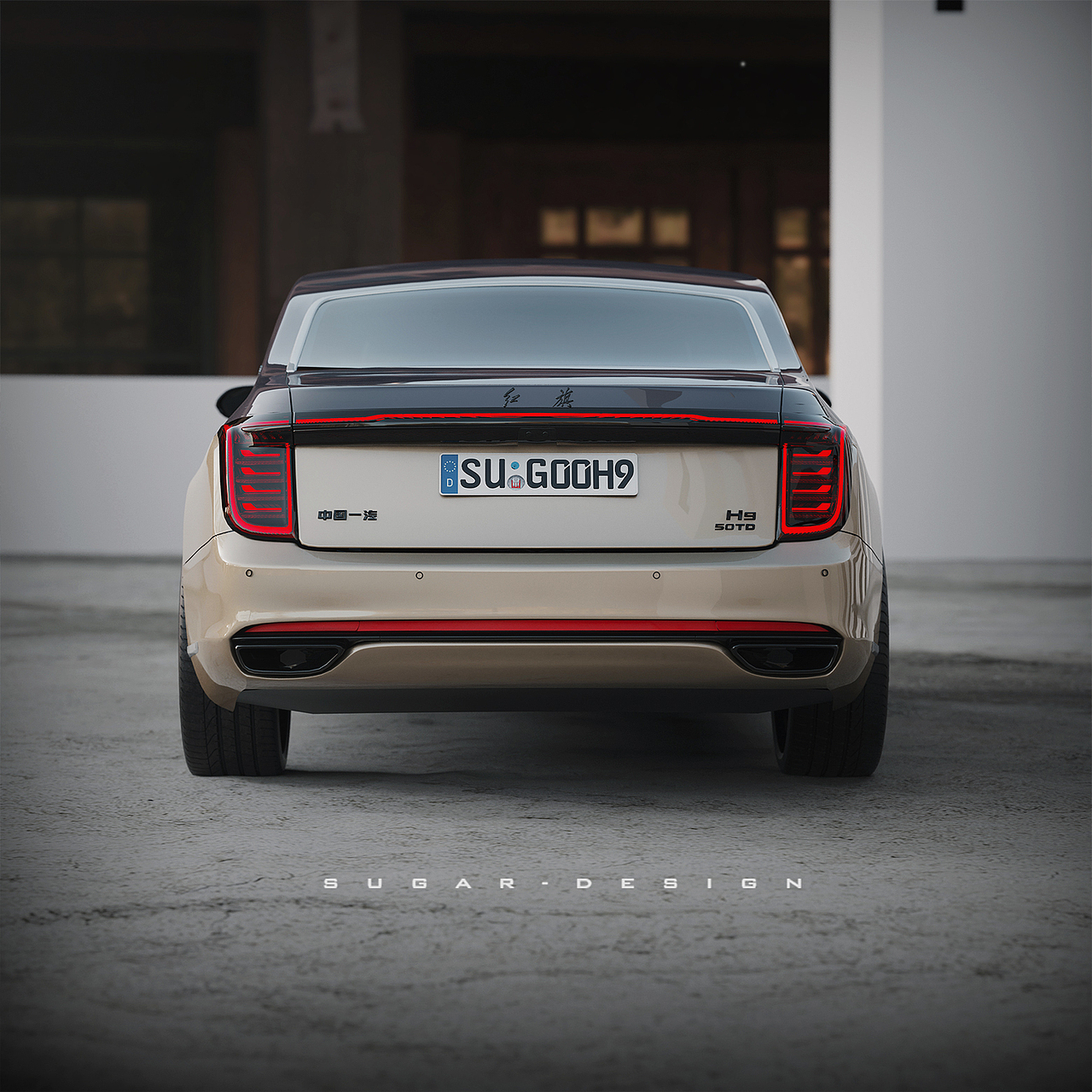 旗舰新定义！红旗H9 Charisma 官邸行政版新车驾到！_sugarchow-站酷ZCOOL