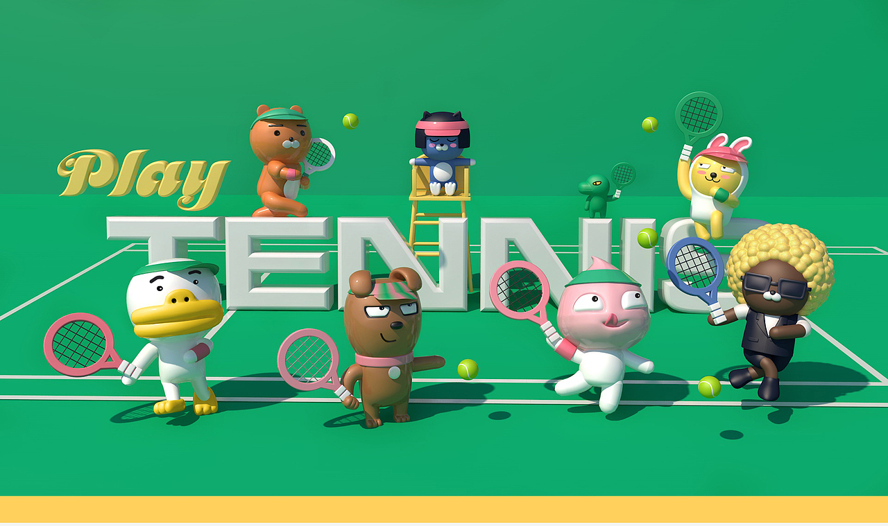 C4D卡通IP建模_Qms倩-站酷ZCOOL