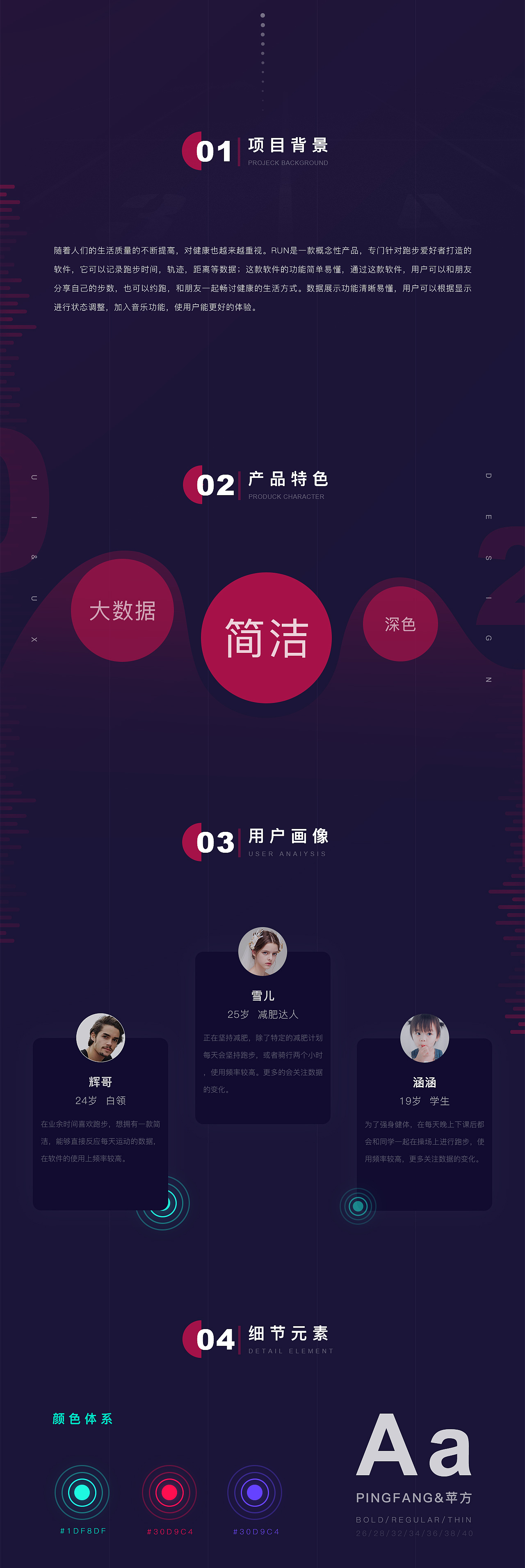 运动APP数据可视化界面设计_传雪UCD_Vision-站酷ZCOOL