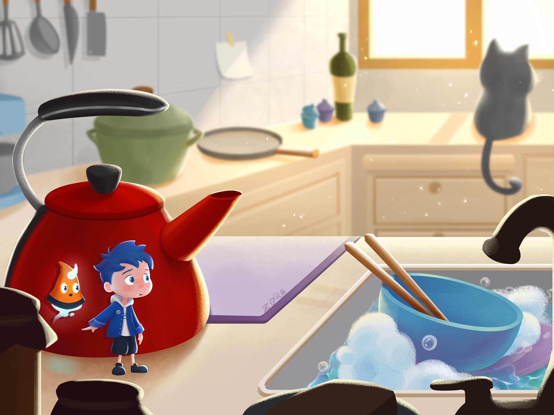 小佐拉历险记_海绵酱ZORA-站酷ZCOOL