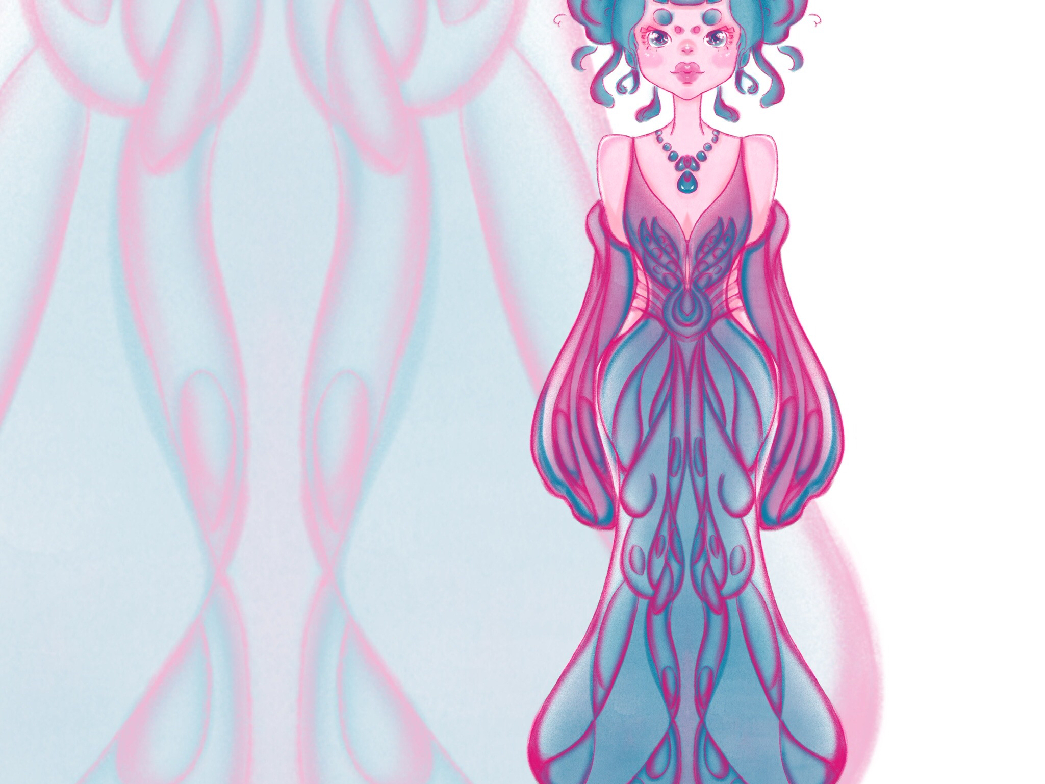 蓝蝶_Echo李爱口-站酷ZCOOL