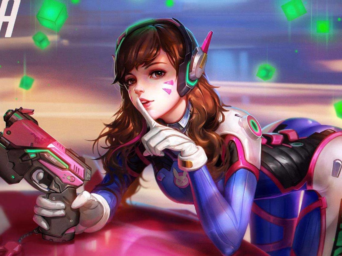 守望先锋DVA角色高模-zbrush人物雕刻_游戏动漫建模-站酷ZCOOL